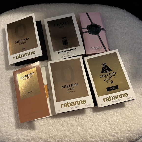 Burberry | Other | Rabanne And Burberry Perfume Sample Set | Poshmark